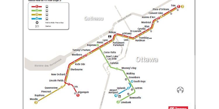 View Future O-Train Network – Bay Ward Bulletin
