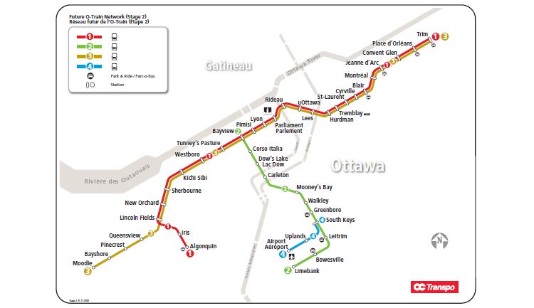 View Future O-Train Network – Bay Ward Bulletin